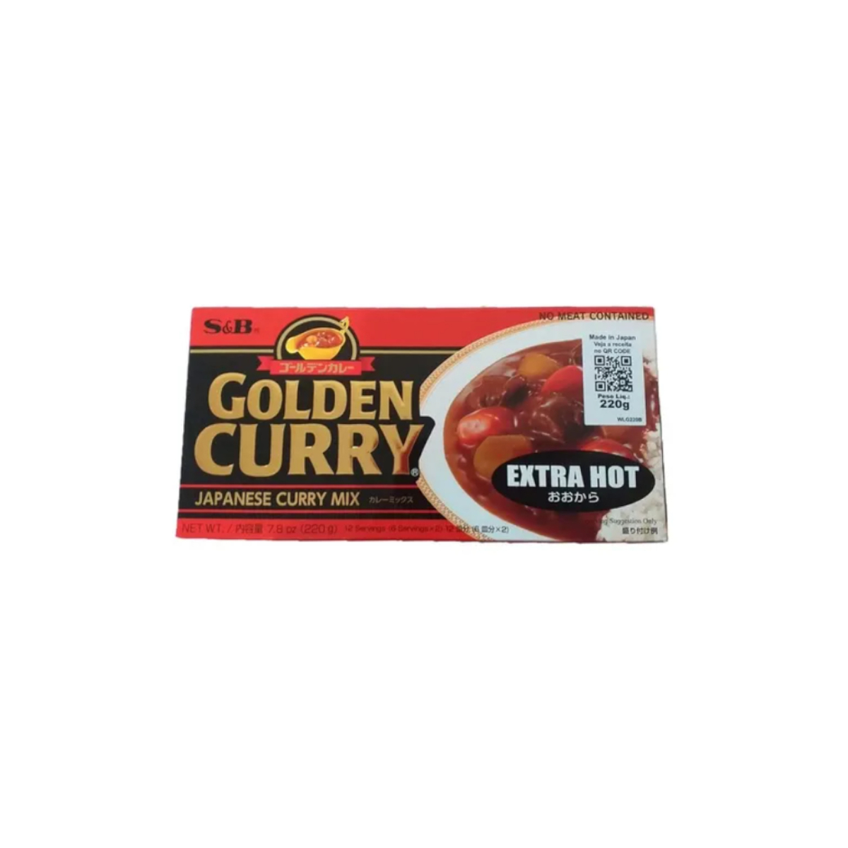 S&B Golden Curry Extra Forte – Ookara 220g - Japa's - Bebidas Especiais