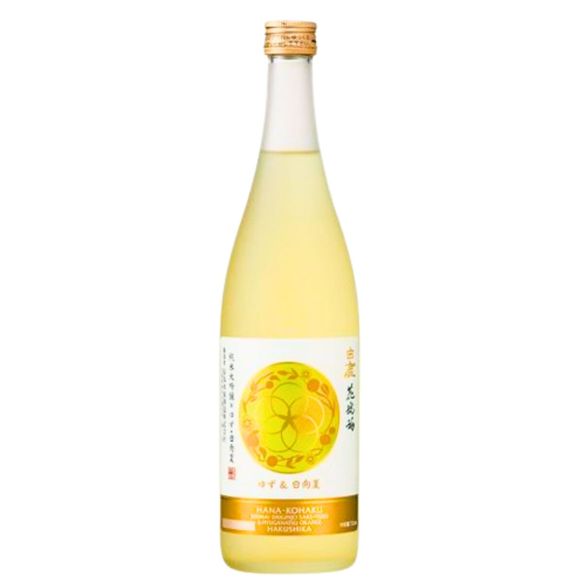 Hakushika Hana Kohaku Junmai Daiginjo Yuzu&Hyuganatsu 720ml - Japa's - Bebidas Especiais